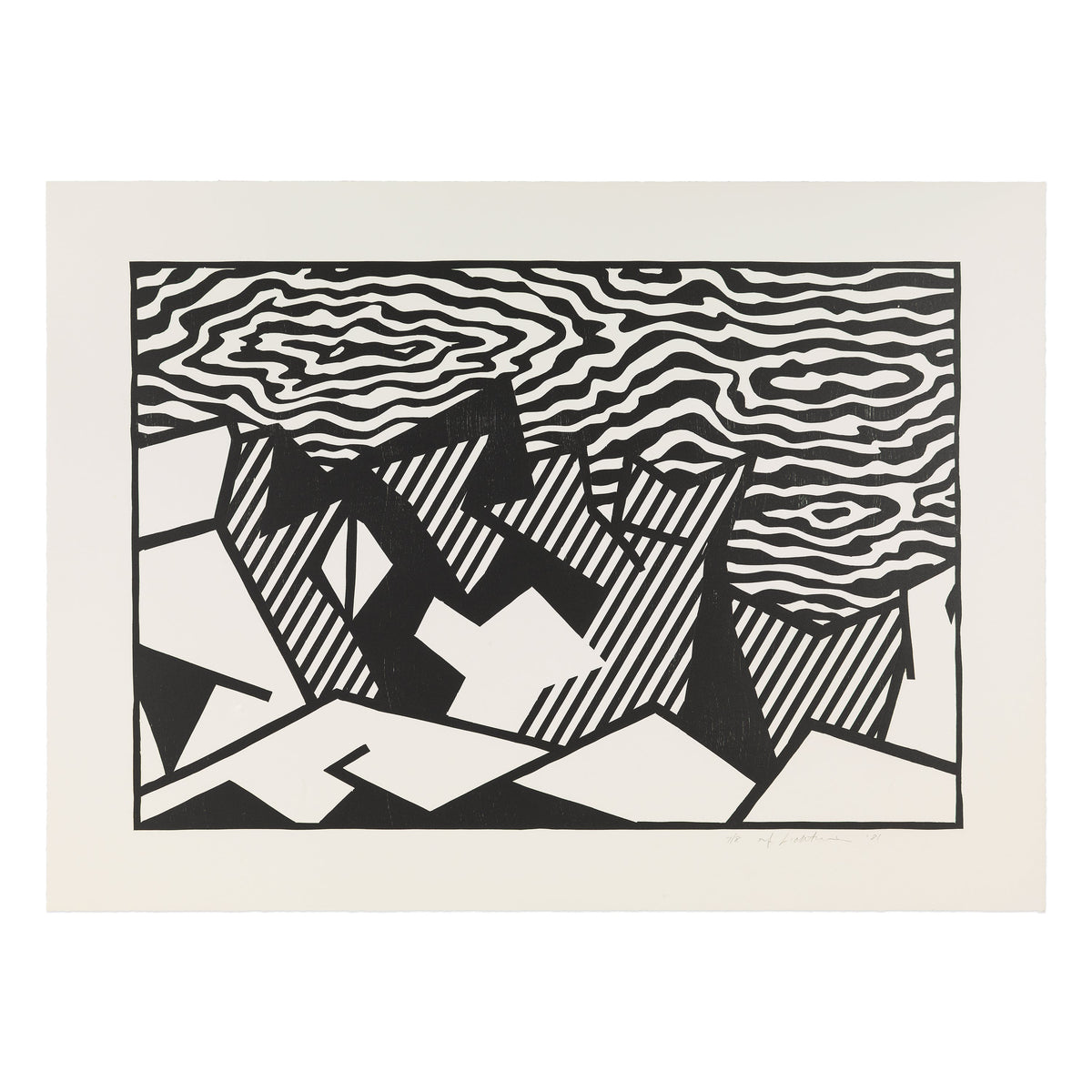 Roy Lichtenstein: Morton A. Mort (Black State) Print | Gagosian Shop