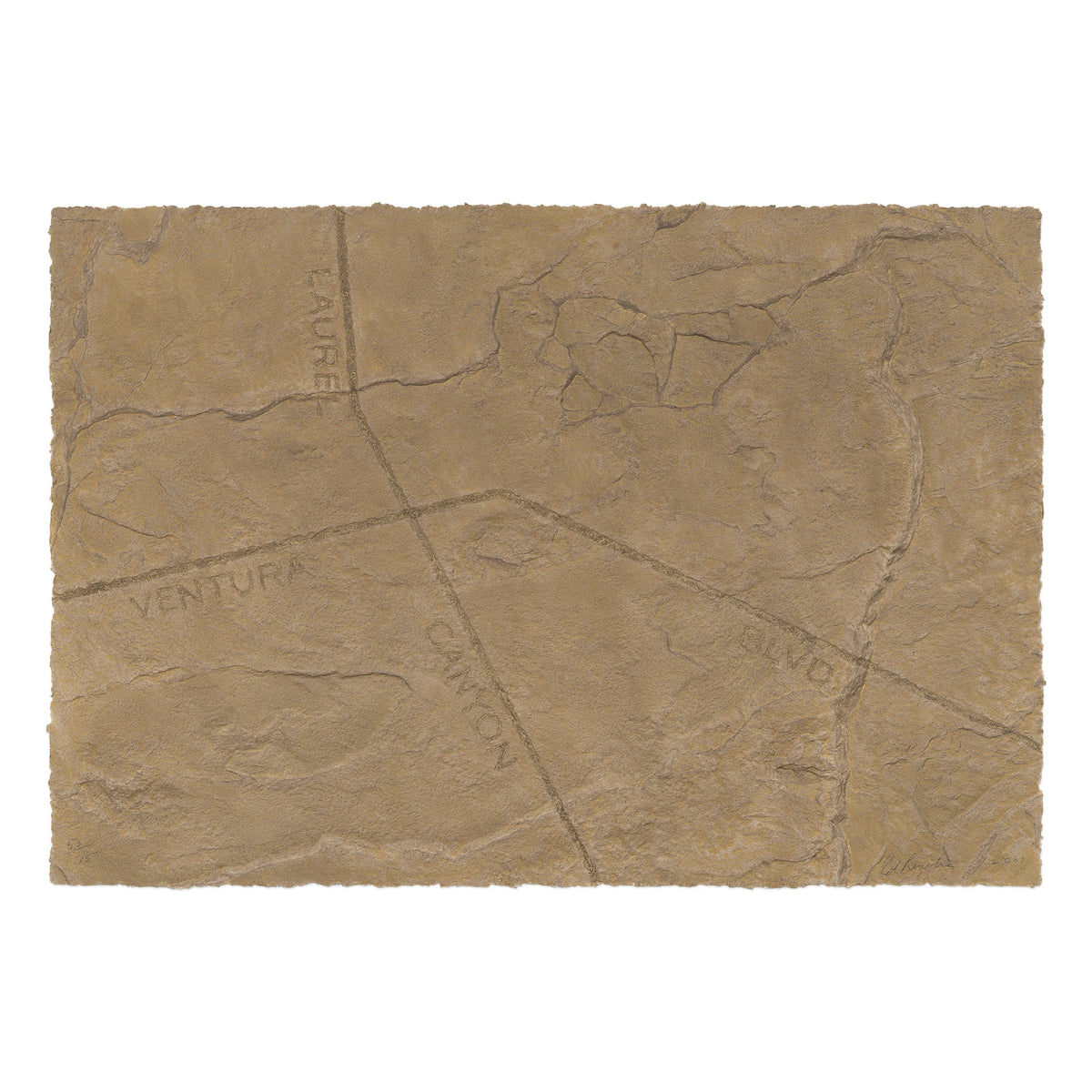 Ed Ruscha: Laurel Canyon / Ventura Boulevard Print | Gagosian Shop