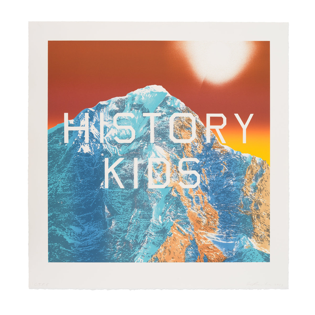 Ed Ruscha: History Kids Lithograph | Gagosian Shop